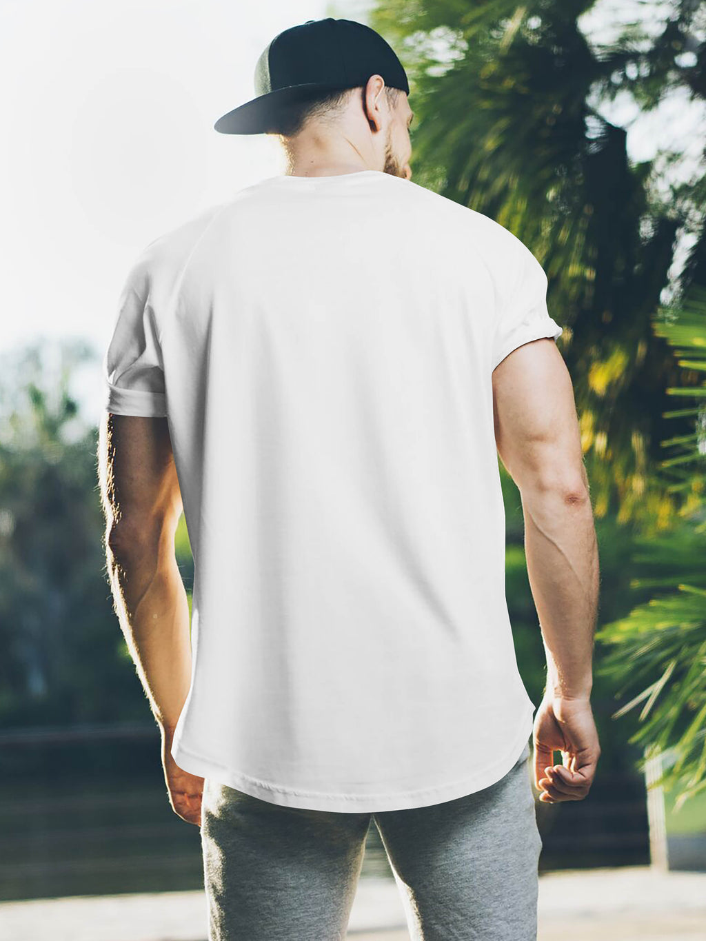 Men's Longline T-Shirts with Round Bottom - T-Shirts & Tank Tops | Hat ...